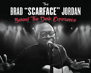 The Brad “Scarface” Jordan Behind the Desk Experience | Florida Theatre